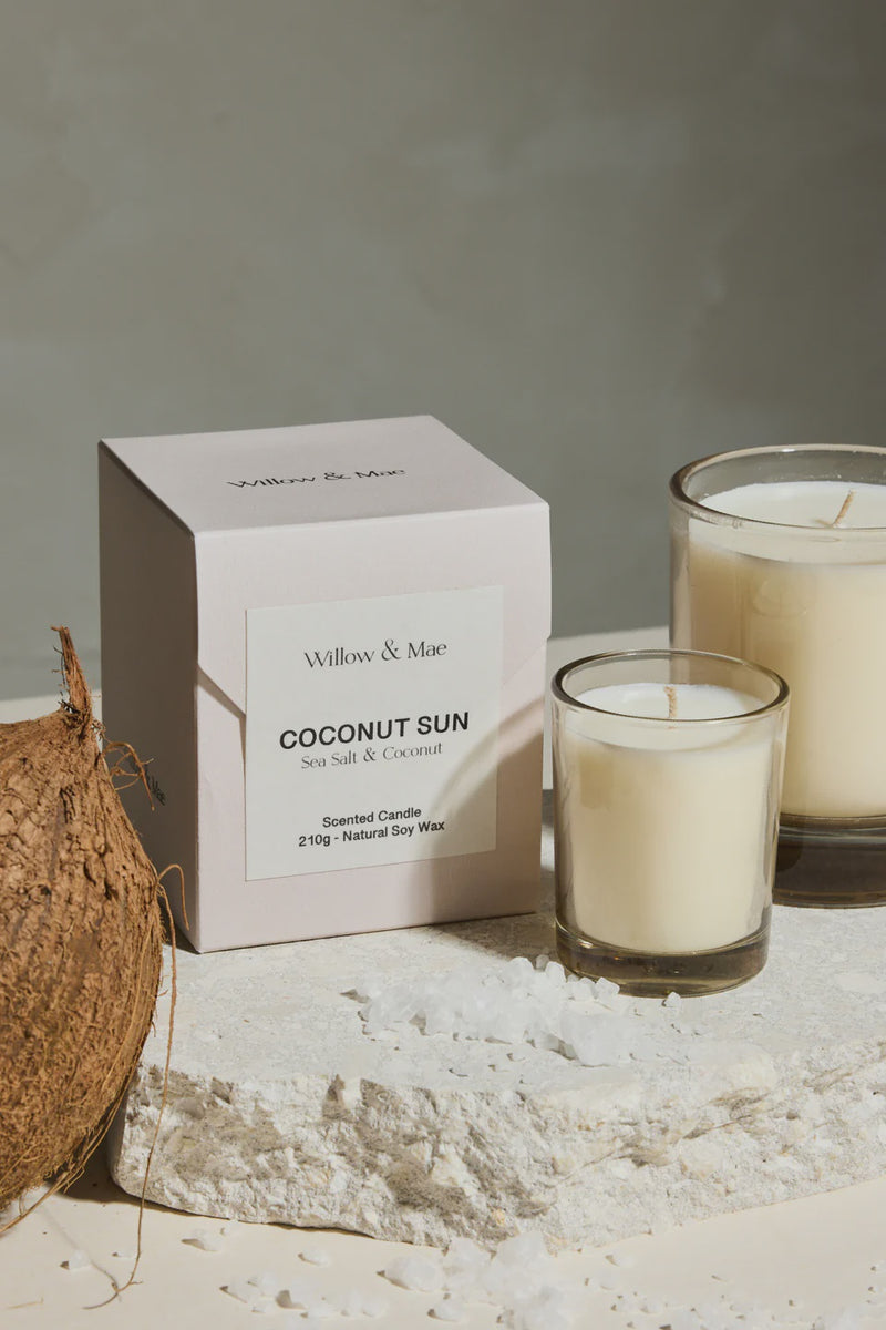 Coconut Sun Sea Salt & Coconut 60g Soy Candle – Impress Winton