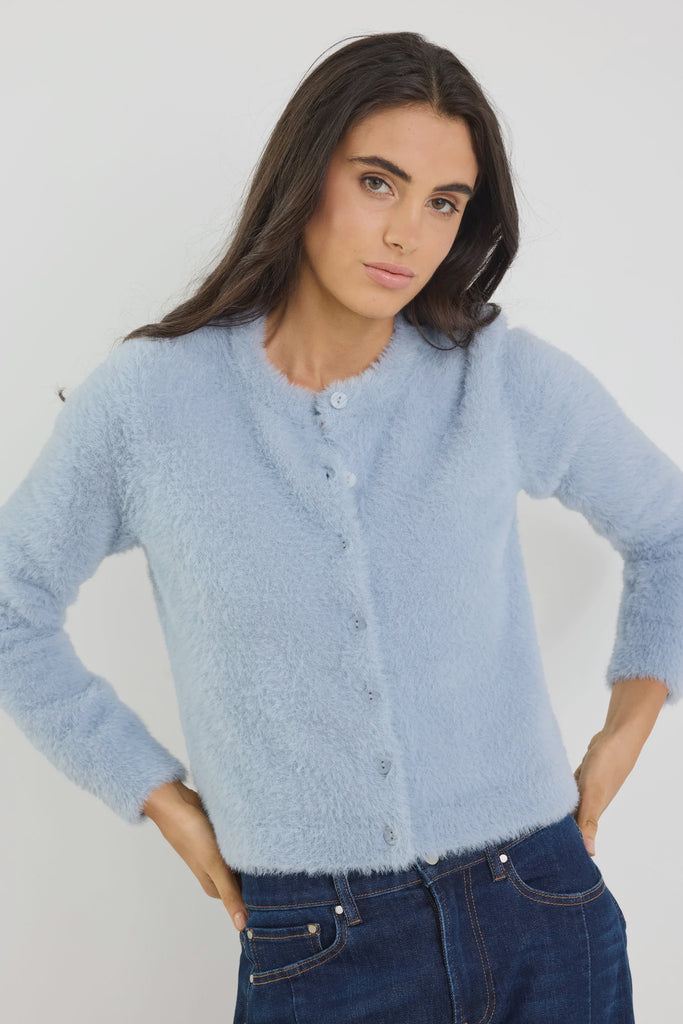 Sequel Knit Cardigan - Light Blue – Impress Winton