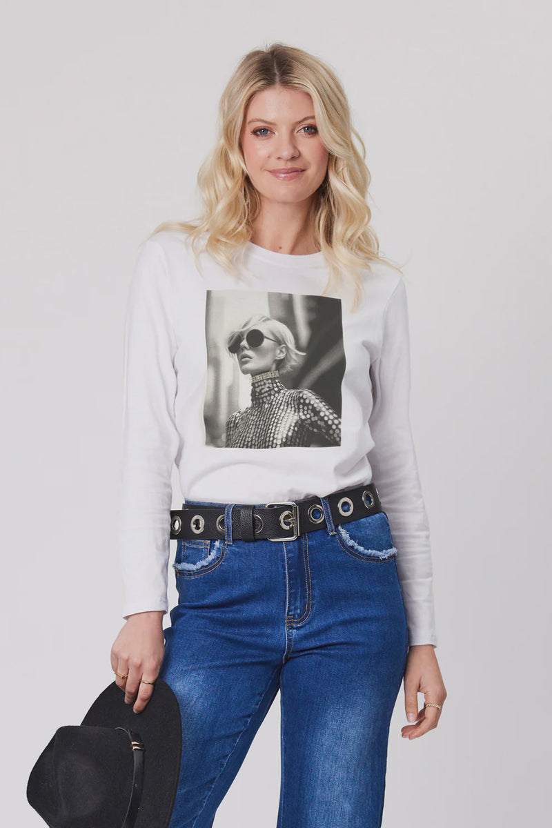 Tiffany Top -White – Impress Winton